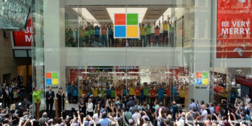 Microsoft's first Australian flafship store