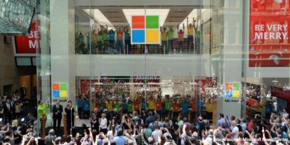 Microsoft's first Australian flafship store